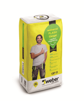 Weber.col FLASH TIXOGEL GREY | Saint-Gobain Hellas
